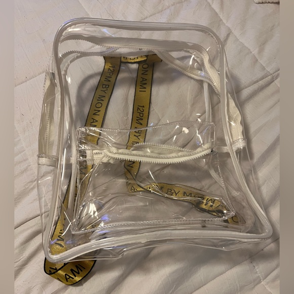 12 Pm By Mon Ami | Bags | Clear Back Pack | Poshmark